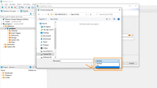 Restore database in Dbeaver .pptx
