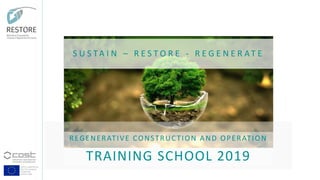 Restore Train the Trainer Contents_RESTORE Training School Bolzano_G ...