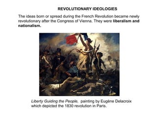 Europe after the French Revolution: Restoration and the revolutions of ...