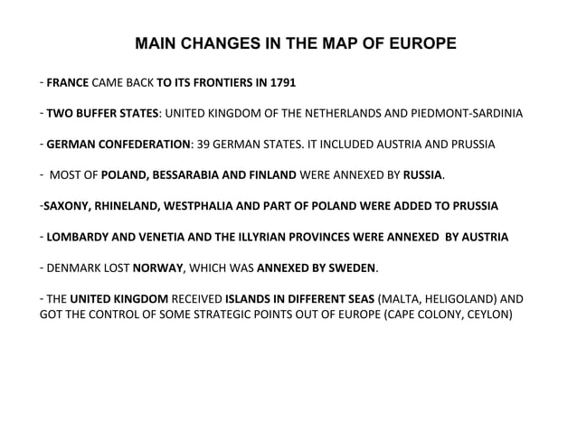 Europe after the French Revolution: Restoration and the revolutions of ...