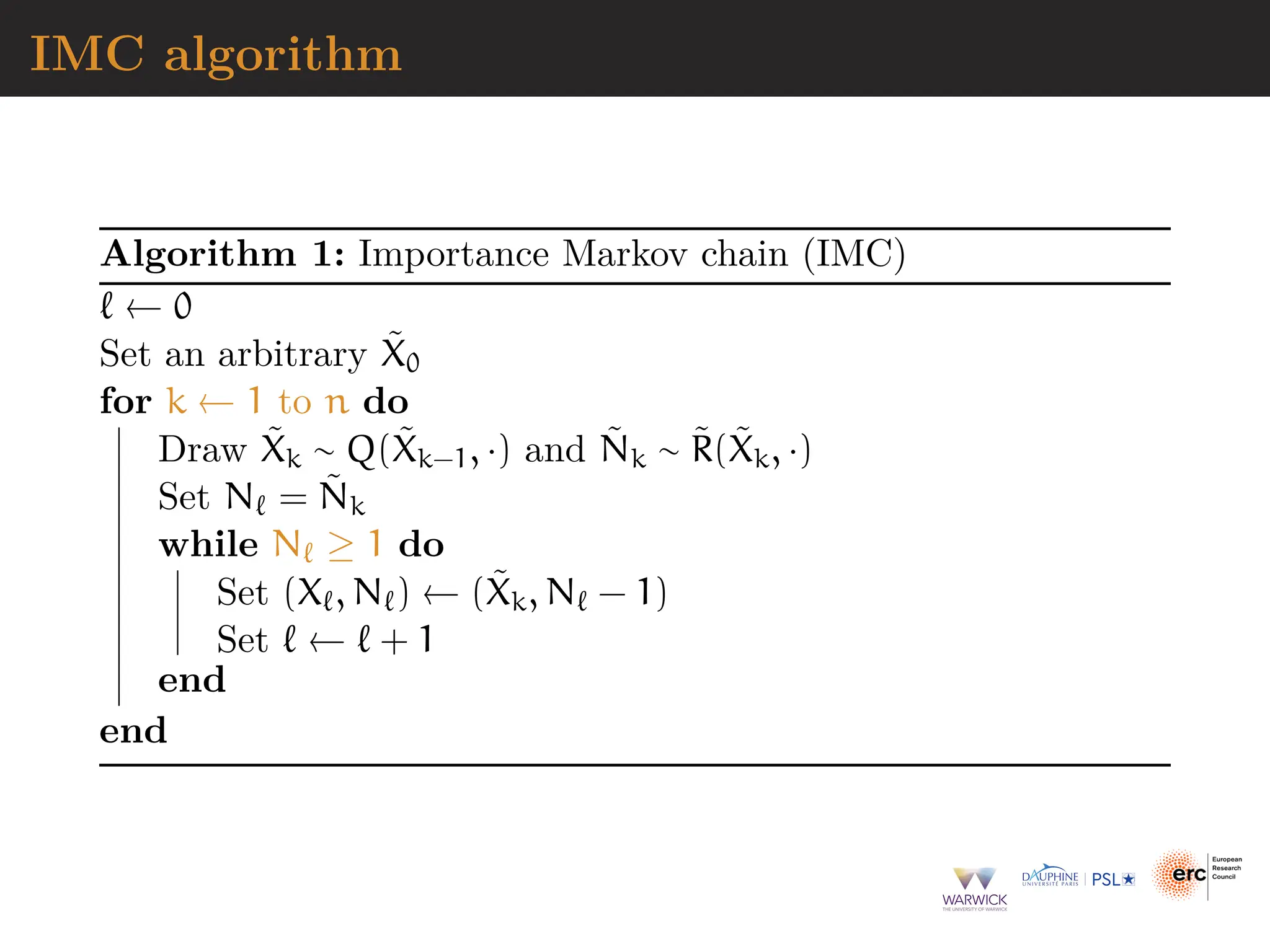Adaptive Restore algorithm & importance Monte Carlo | PPT