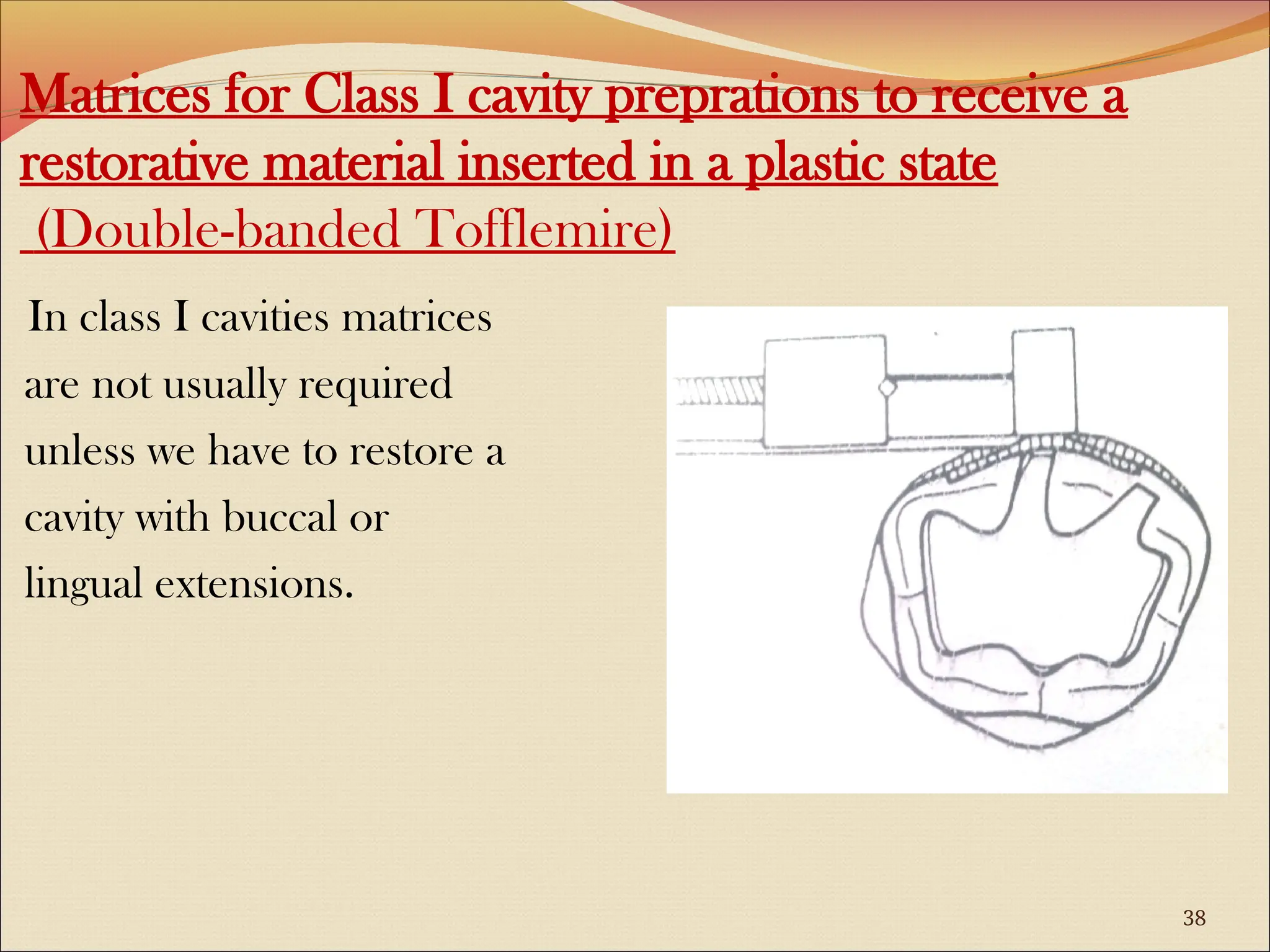 restoring contact and contour classification | PPT