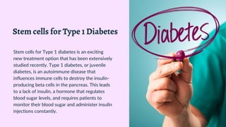 Restoring Hope: Innovative Stem Cell Therapies for Diabetes | R3 Stem ...