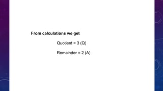 Restoring & Non-Restoring Division Algorithm By Sania Nisar | PPTX
