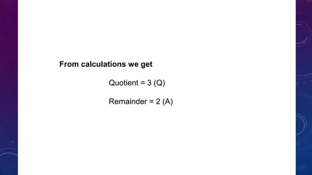 Restoring And Non Restoring Division Algorithm By Sania Nisar Ppt
