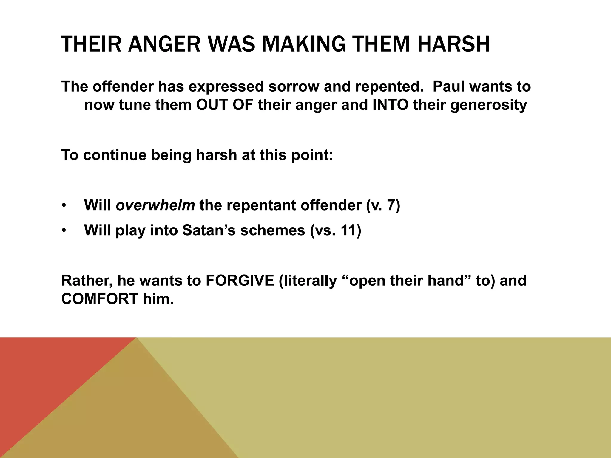 Restoring the fallen – | PPTX