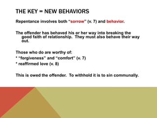 Restoring the fallen – | PPTX