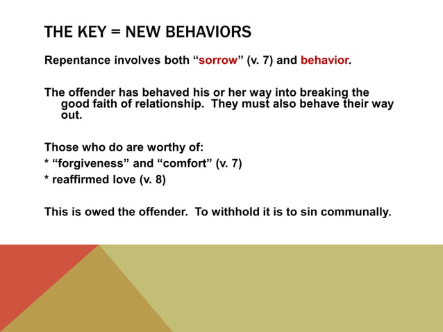 Restoring the fallen – | PPTX