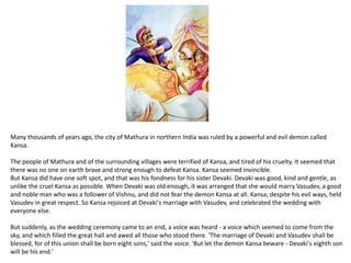 The story of Krishna | PPTX