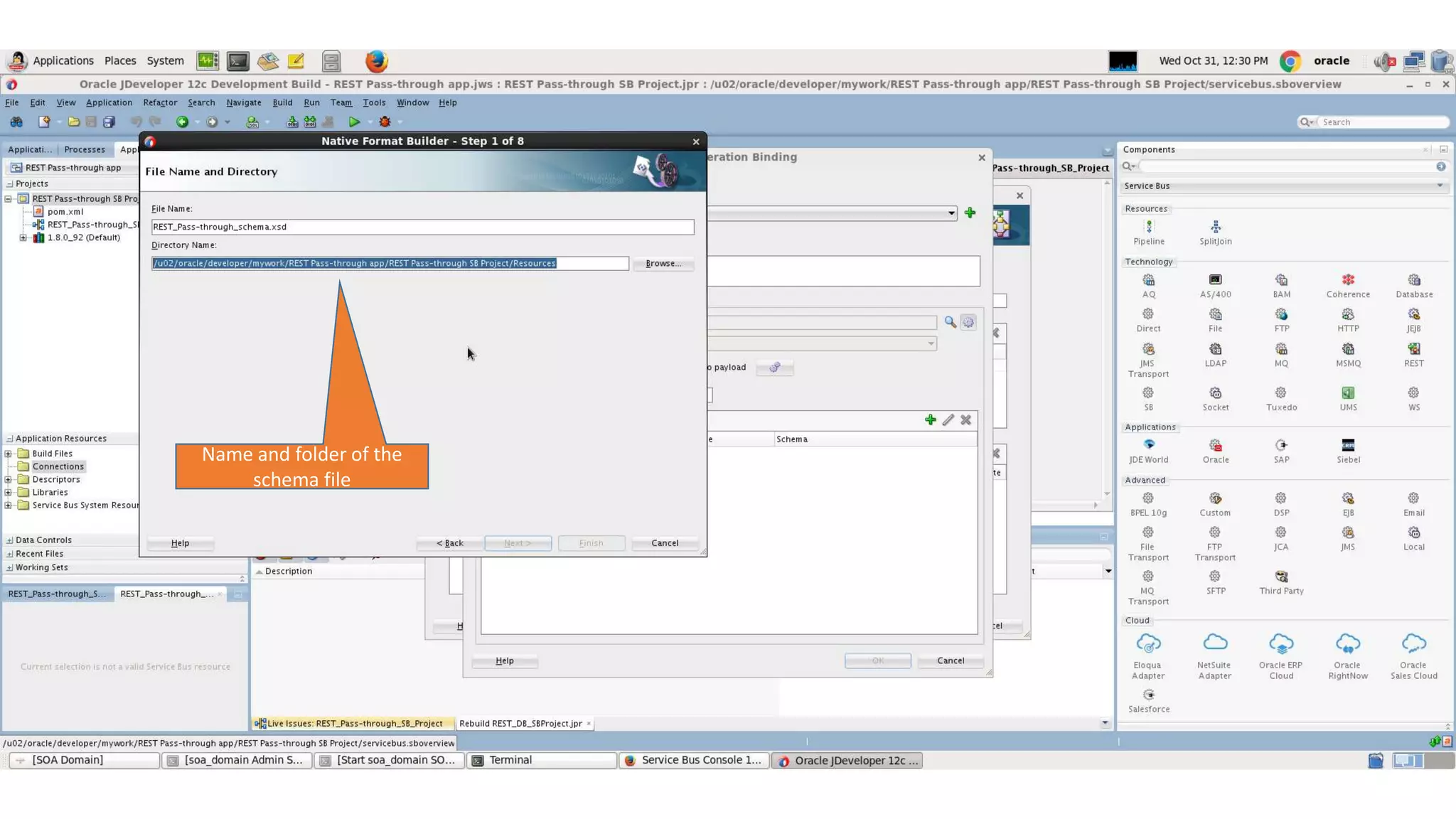 How to create a REST pass through in Oracle Service Bus (OSB) 12c | PPTX | Computing ...