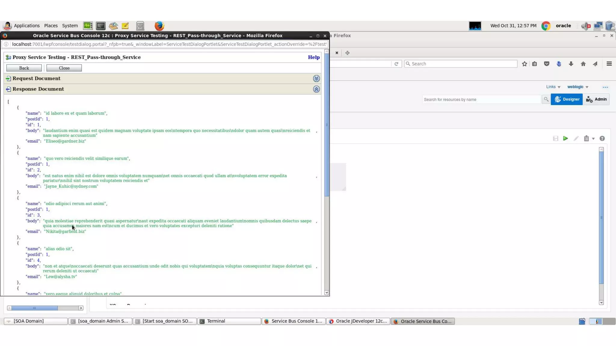 How To Create A Rest Pass Through In Oracle Service Bus Osb 12c