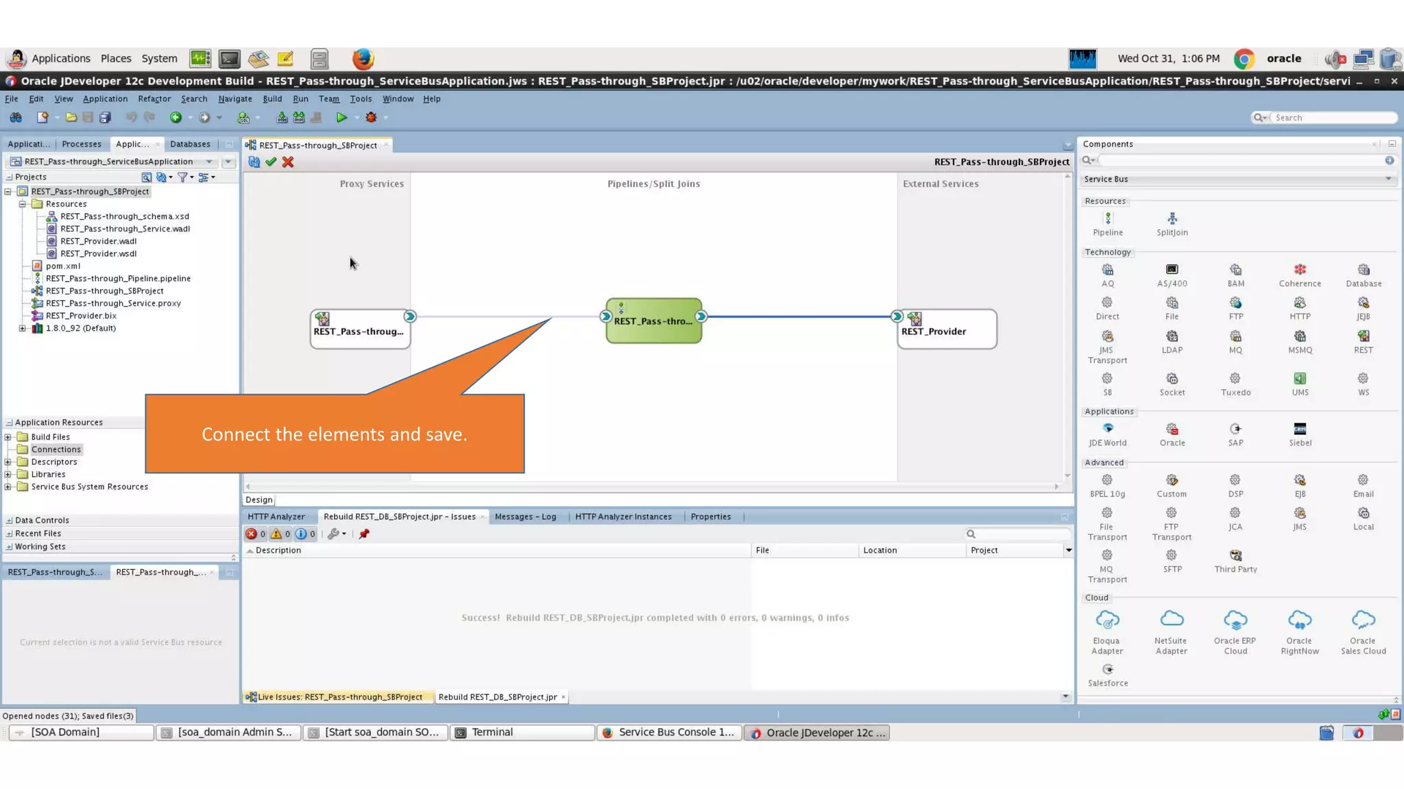 How to create a REST pass through in Oracle Service Bus (OSB) 12c | PPTX