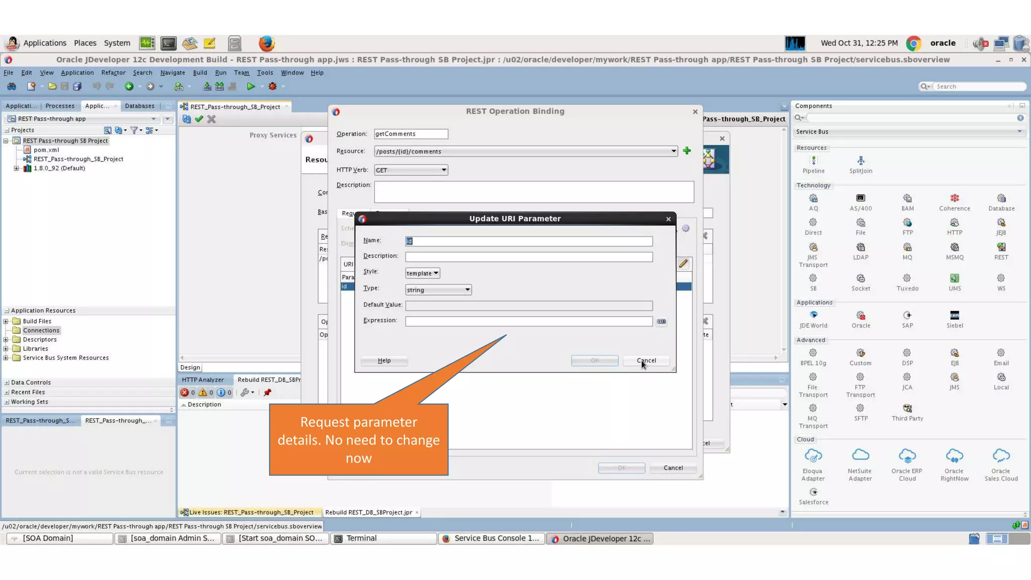 How to create a REST pass through in Oracle Service Bus (OSB) 12c | PPTX