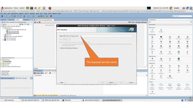 How to create a REST pass through in Oracle Service Bus (OSB) 12c | PPT
