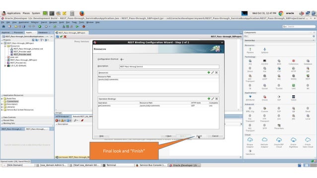 How to create a REST pass through in Oracle Service Bus (OSB) 12c | PPTX | Computing ...