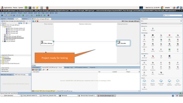 How to create a REST pass through in Oracle Service Bus (OSB) 12c | PPTX | Computing ...
