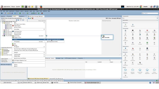 How to create a REST pass through in Oracle Service Bus (OSB) 12c | PPTX | Computing ...