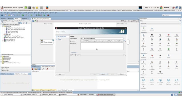 How to create a REST pass through in Oracle Service Bus (OSB) 12c | PPTX | Computing ...