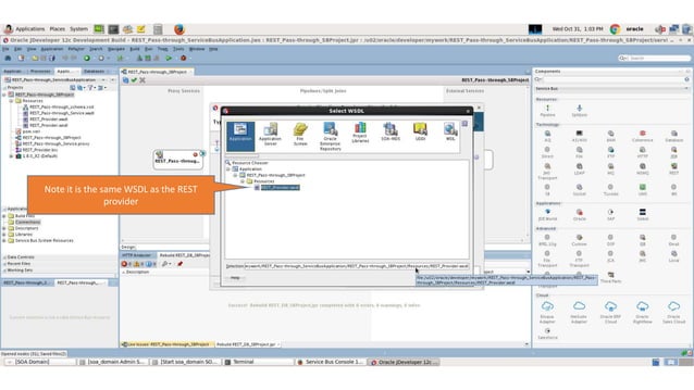 How to create a REST pass through in Oracle Service Bus (OSB) 12c | PPTX | Computing ...