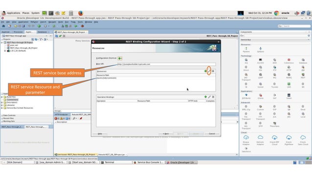 How to create a REST pass through in Oracle Service Bus (OSB) 12c | PPTX | Computing ...