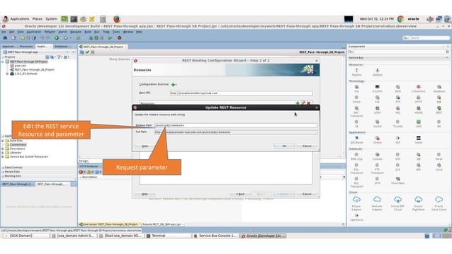 How to create a REST pass through in Oracle Service Bus (OSB) 12c | PPTX | Computing ...