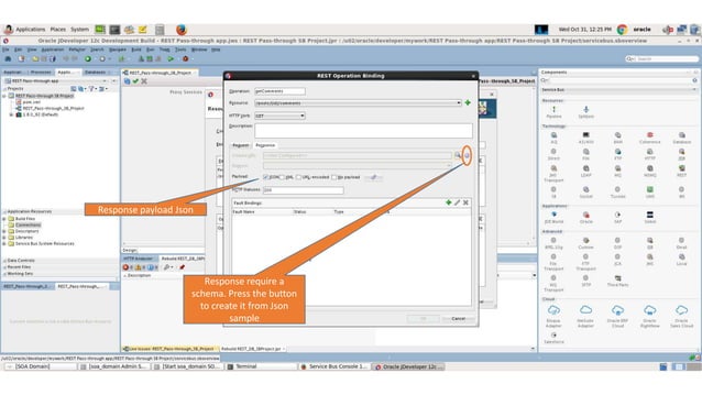 How to create a REST pass through in Oracle Service Bus (OSB) 12c | PPTX | Computing ...