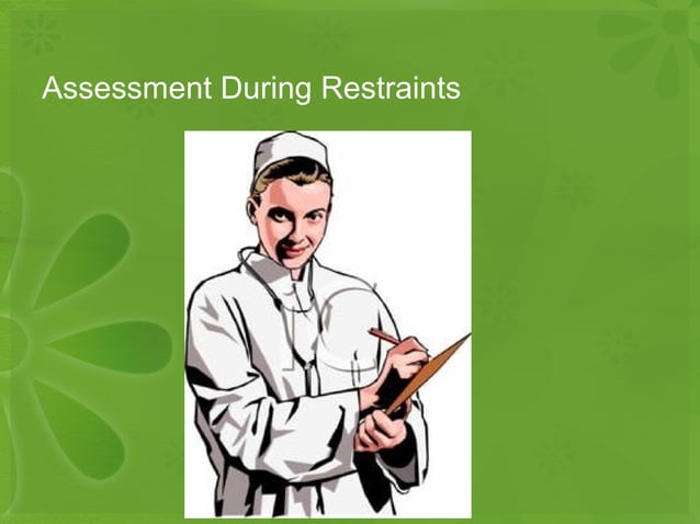 PHYSICAL AND CHEMICAL RESTRAIN | PPT | First Aid | Injuries