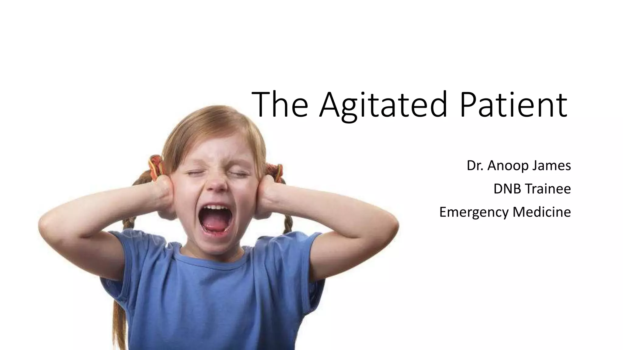 Restraining An Agitated Patient | PPTX