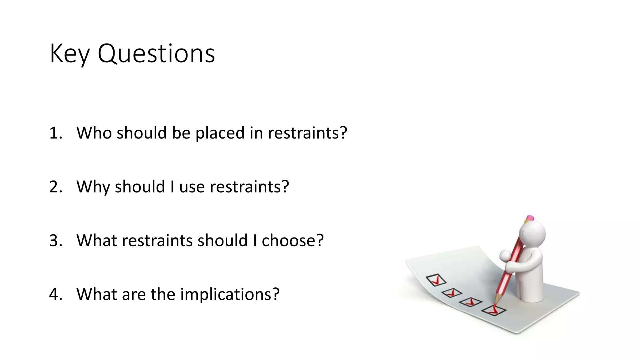 Restraining An Agitated Patient | PPTX