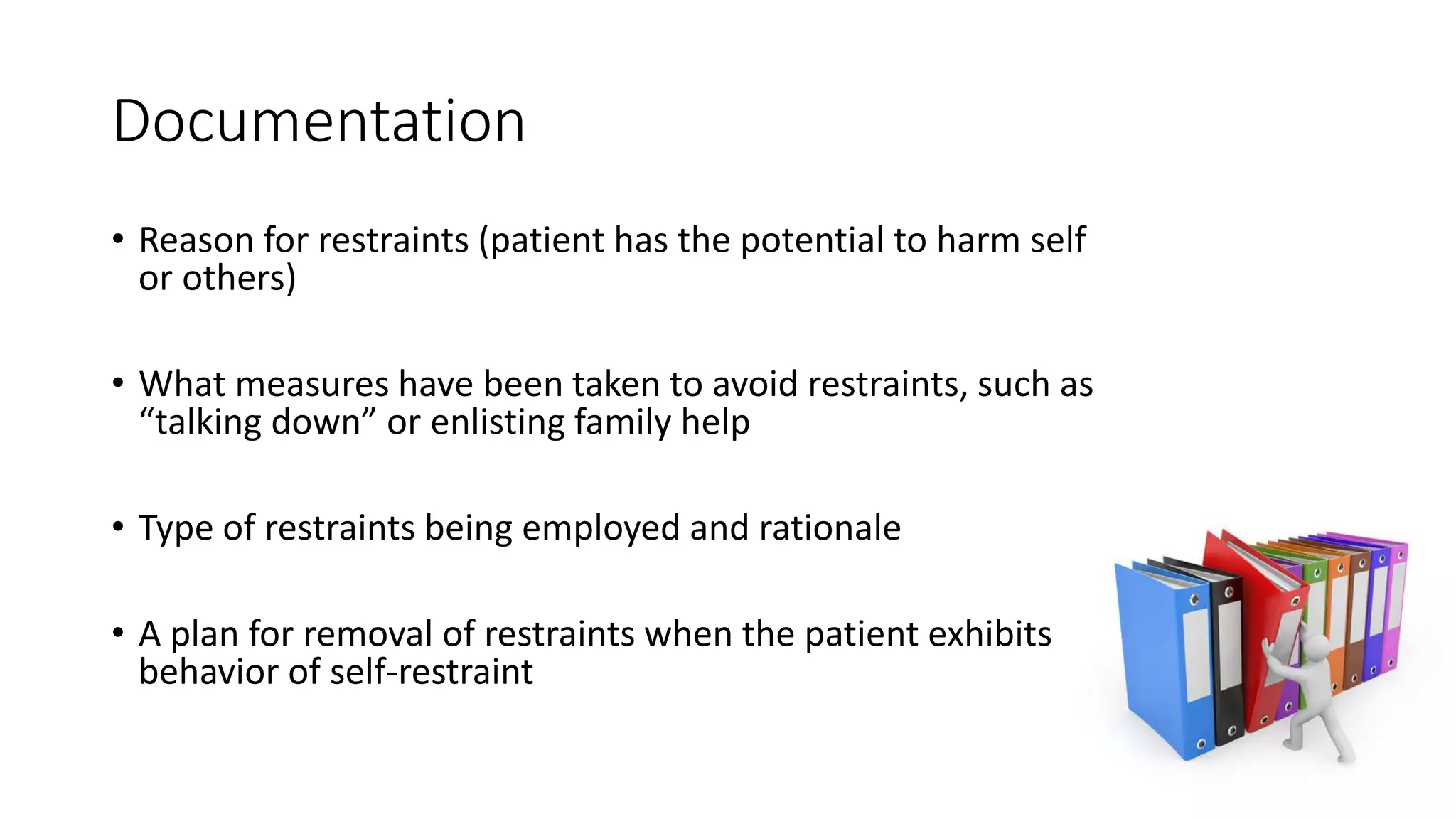 Restraining An Agitated Patient | PPTX