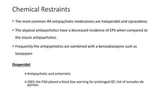 Restraining An Agitated Patient | PPTX