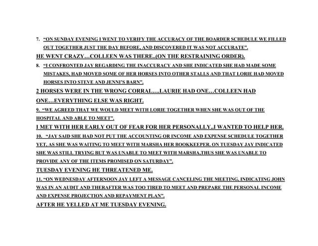 Restraining order draft | PPT