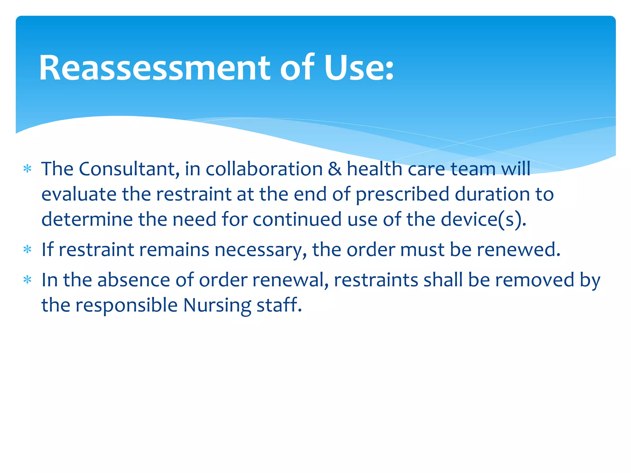 Restrain policy | PPTX