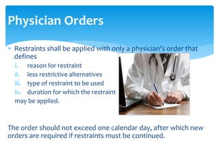 Restrain policy | PPTX