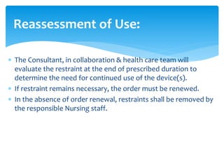 Restrain policy | PPTX