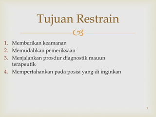Restraint | PPTX