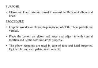 CHAPTER 1 SEMESTER V - PROCEDURE ON RESTRAINT.pdf | First Aid | Injuries