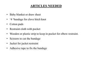 CHAPTER 1 SEMESTER V - PROCEDURE ON RESTRAINT.pdf | First Aid | Injuries