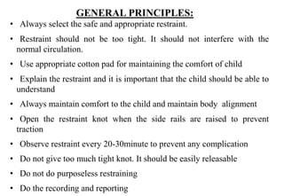 CHAPTER 1 SEMESTER V - PROCEDURE ON RESTRAINT.pdf | First Aid | Injuries