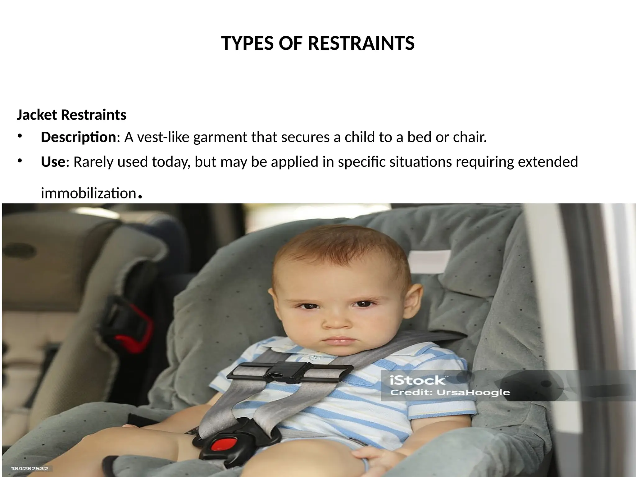 pediatric restraint class for Bsc nursing | PPTX