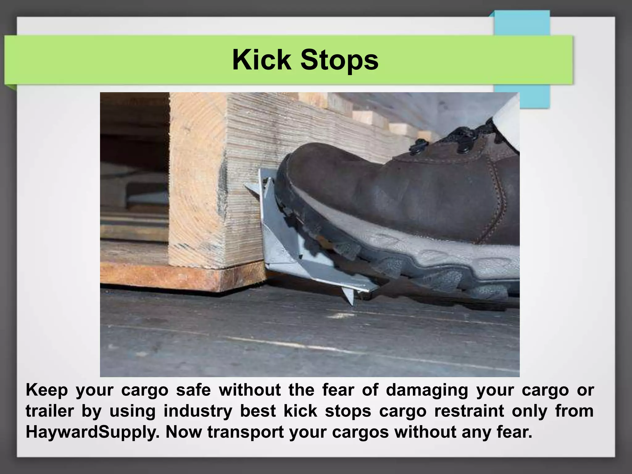 Cargo Restraint | PPT
