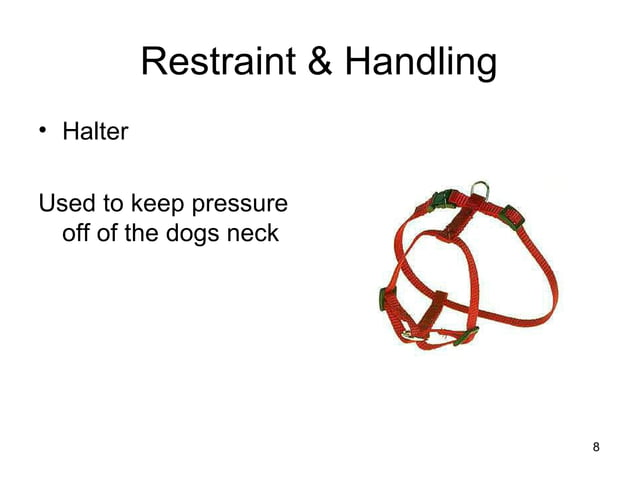 Restraint Handling Dog Collars | PPT
