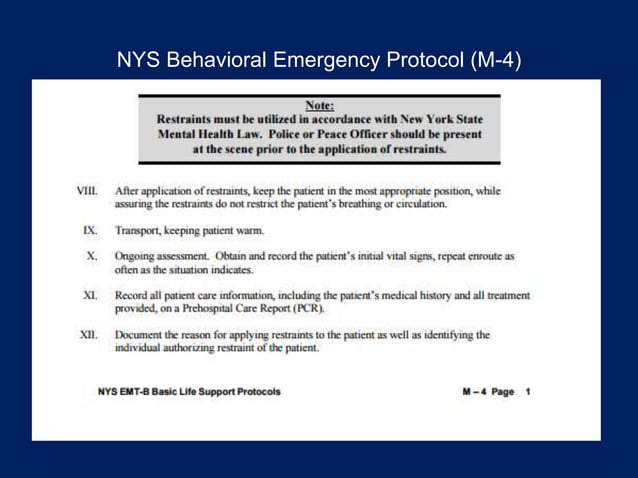 Restraint policy | PPTX | First Aid | Injuries