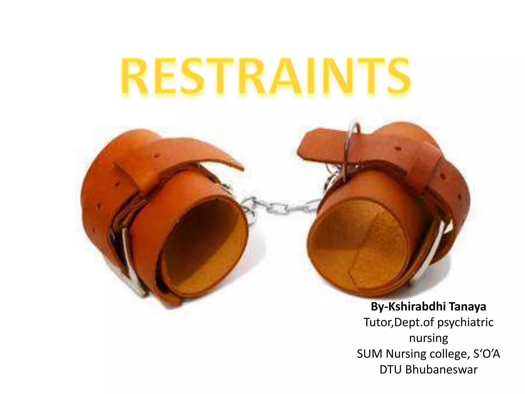 Restraints | PPTX