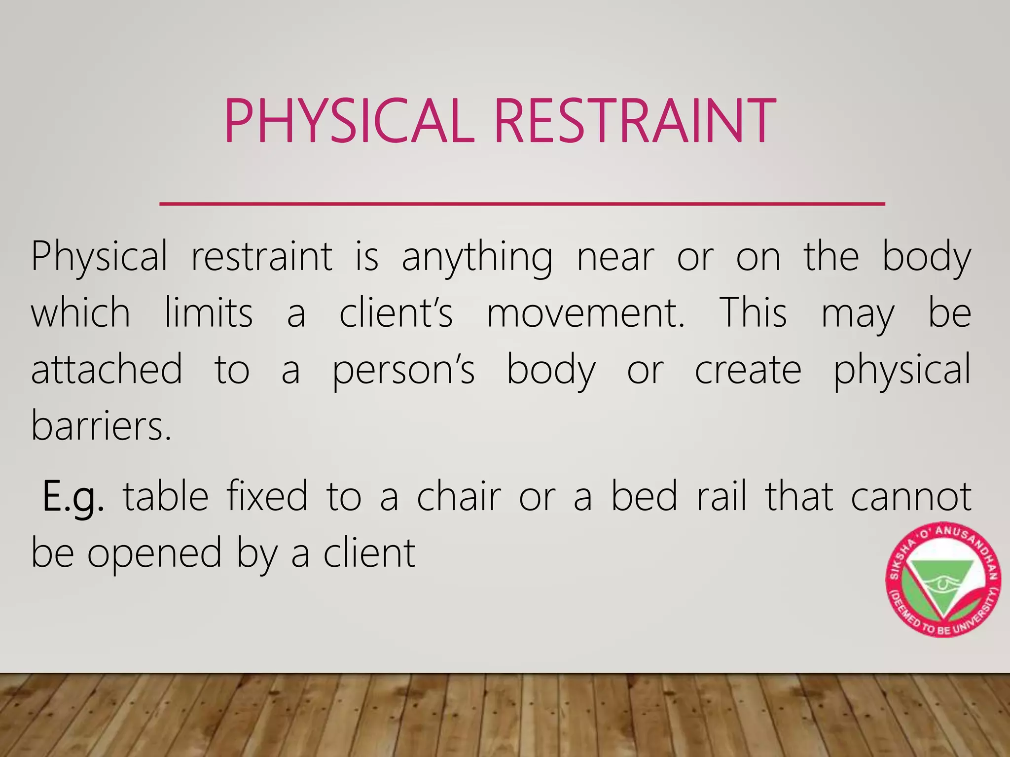 Restraints | PPTX