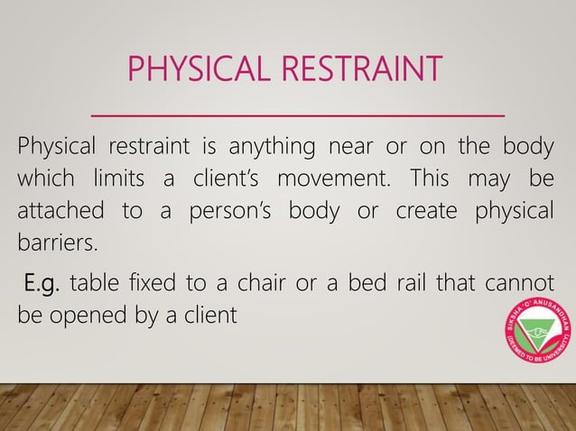 Restraints | PPTX