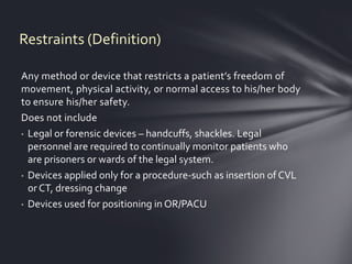 Restraints | PPTX