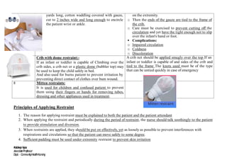 RESTRAINTS.pptx | Parenting Babies and Toddlers | Parenting