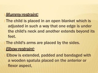 RESTRAINTS AND SEAFTY DEVICES IN NURSING | PPTX