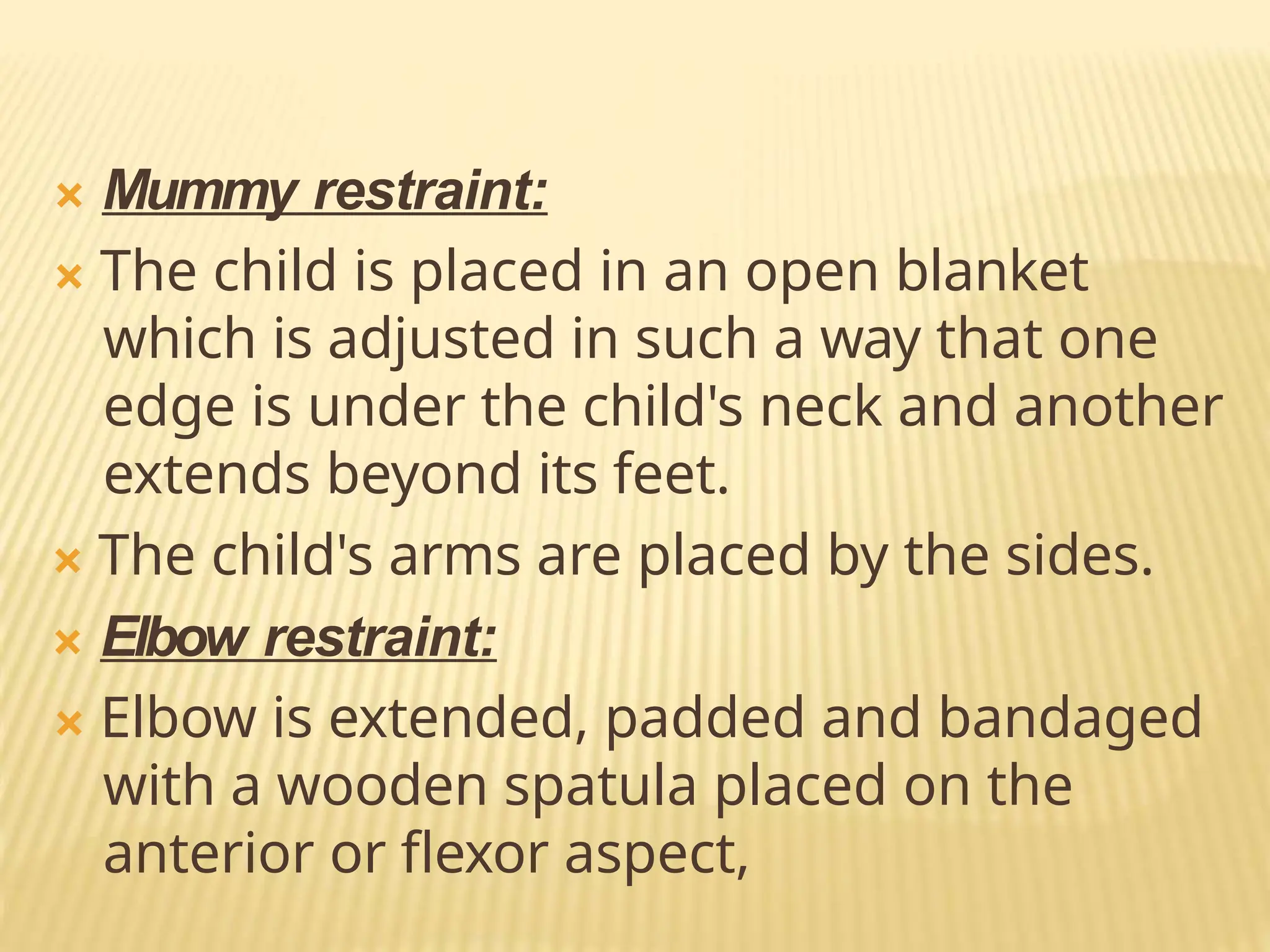 RESTRAINTS.pptx.............................................. | PPTX